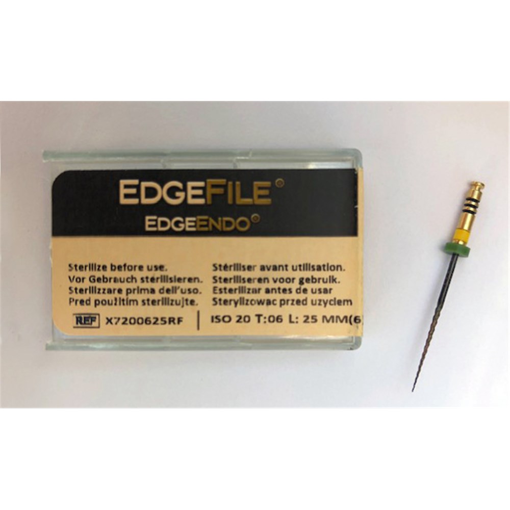 EN-X7200625RF - EdgeFile X7 taper .06 size 20 25mm Pk 6 - Henry Schein ...