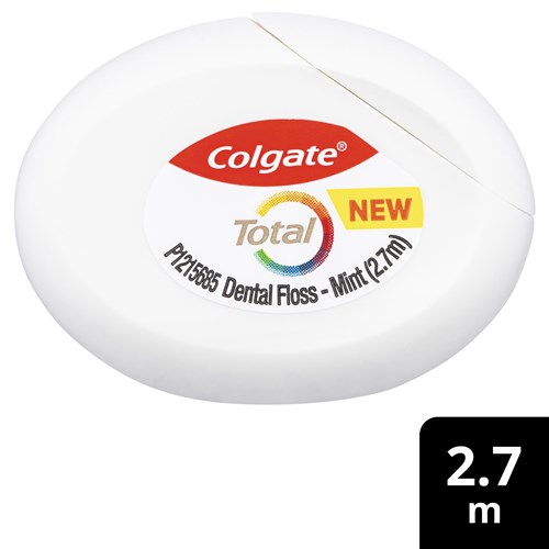 CG-1224406N - Colgate Total Dental Floss Mint 2.7m x 72 - Henry Schein ...