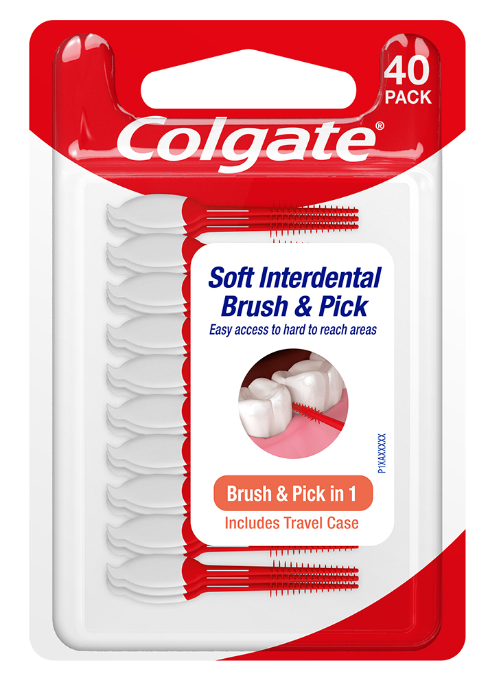 CG-AU00724A - Colgate Soft Interdental Brush and Pick Pkt 8 x 40 ...
